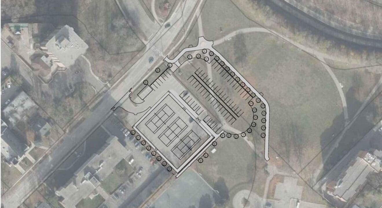 Brampton Youth Tennis Courts at Rosalea Park